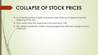 Global Financial Crisis 2008 | PPTX