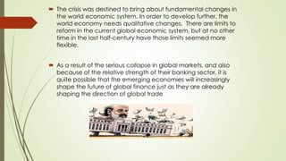 Global Financial Crisis 2008 | PPTX