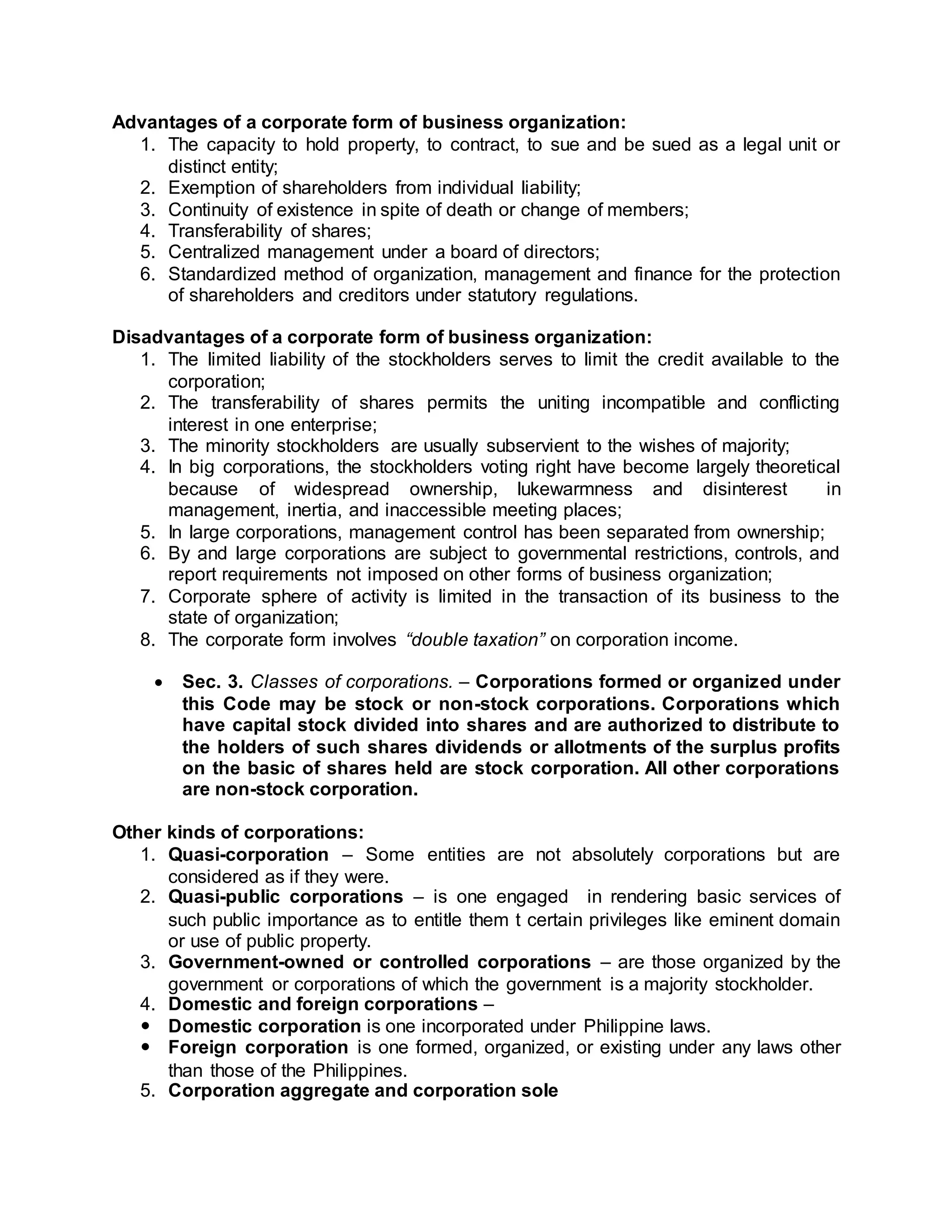 The Law on Business Organization | DOCX
