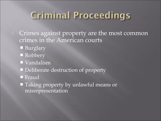 Law | PPT | Crime & Harmful Acts to Individuals, Society & Human Right ...