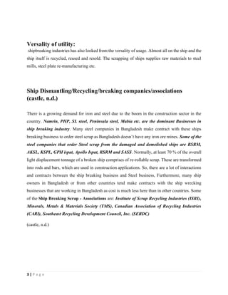 Ship-breaking partnership business in Bangladesh | PDF | Free Download
