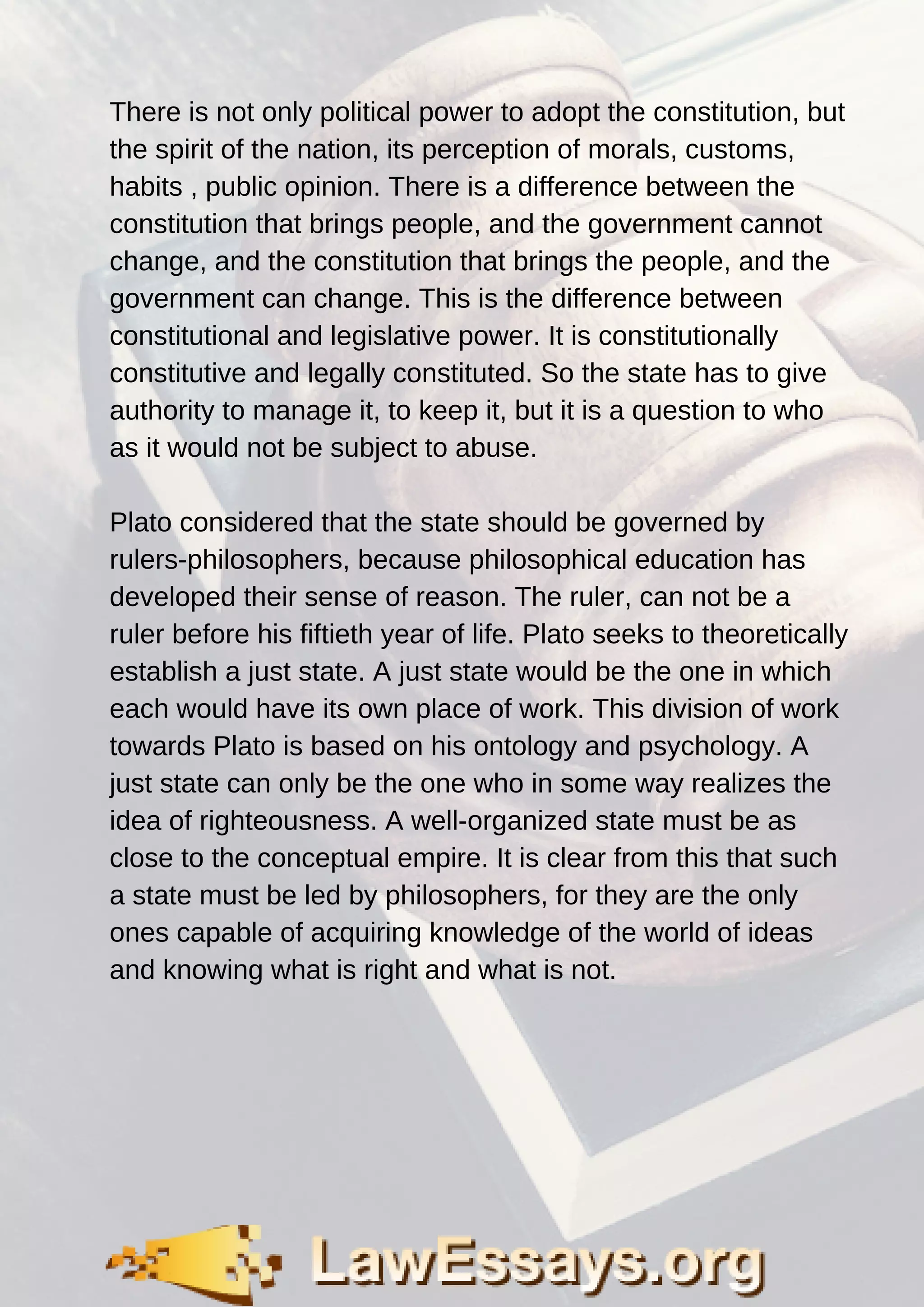 Law and Justice Essay Sample | PDF