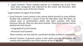 Law - sources & types, part of planning legislation | PDF
