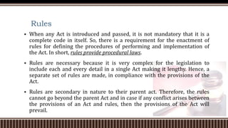 Law - sources & types, part of planning legislation | PDF