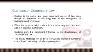 Law - sources & types, part of planning legislation | PDF