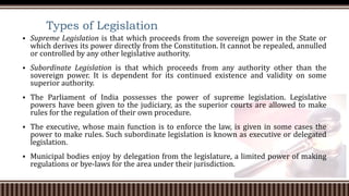 Types and sources of law in planning legilation | PPT