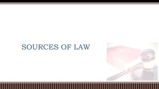 Types and sources of law in planning legilation | PPT