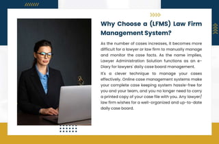 Law Firm Management System - A Complete Web-based Solution | PPT