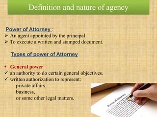 Law of Agency | PPT
