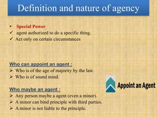 Law of Agency | PPTX