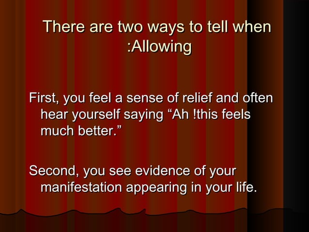 Law of attraction for kid | PPT