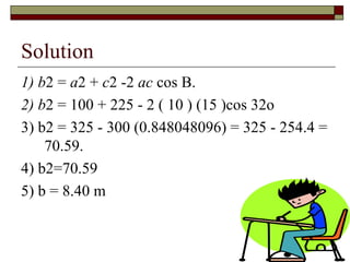 Law Of Cosines Presentation | PPT