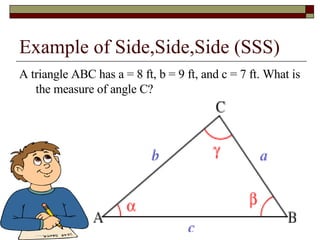 Law Of Cosines Presentation | PPT