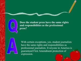 Law of the Student Press | PPT