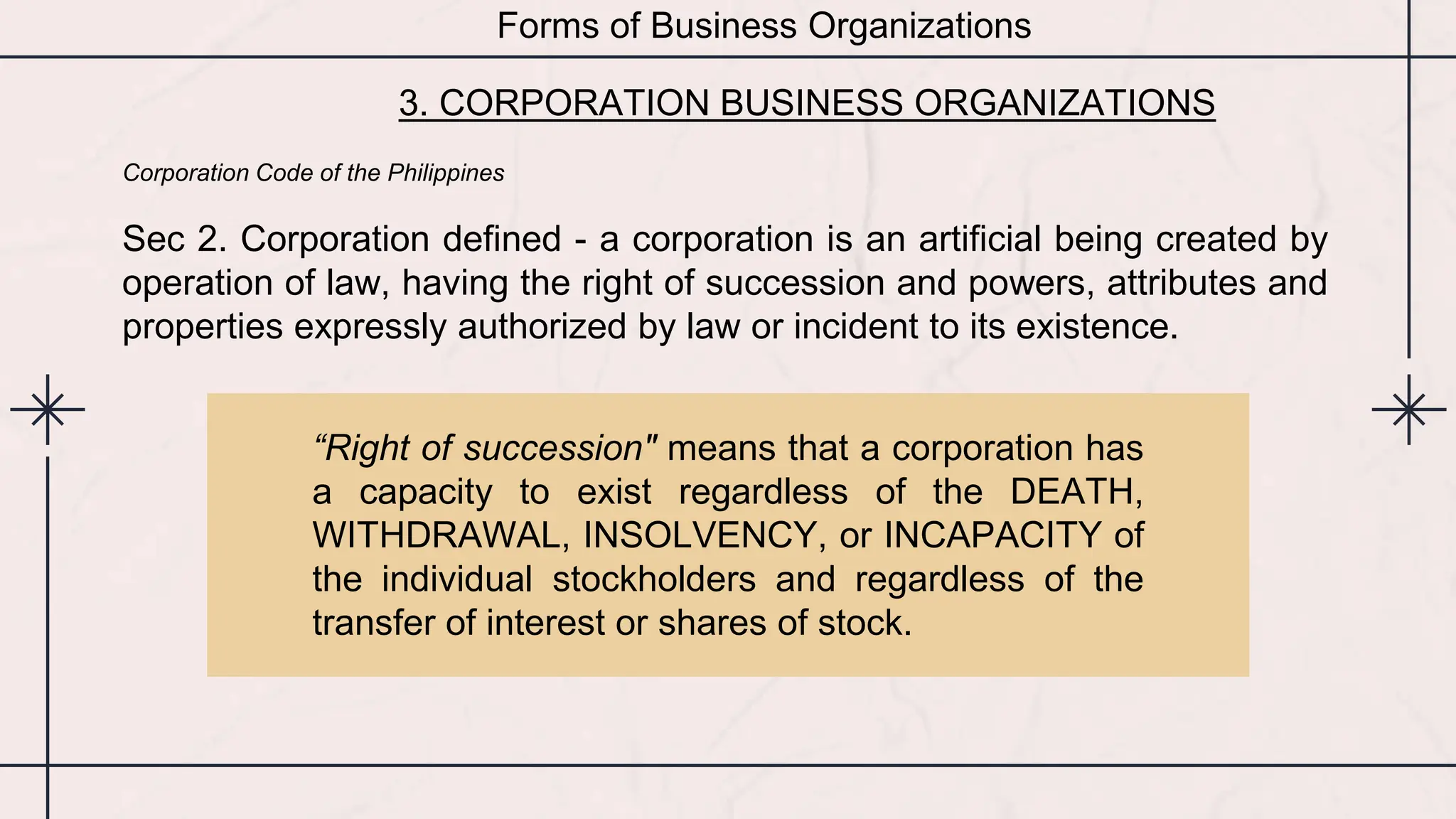 Law-on-Partnership-and-Corporation business org | PPTX