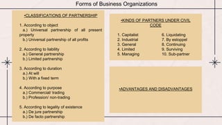 Law-on-Partnership-and-Corporation business org | PPTX
