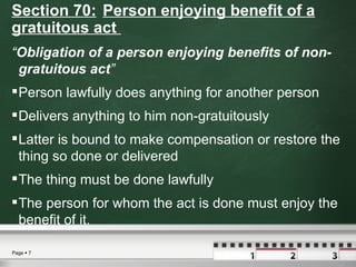 Law quasi contract | PPT