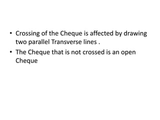 Law the negotiable instruments act 1881 | PPTX