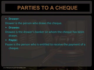 Negotiable Instruments Act, 1881 | PPT