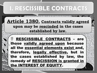 LAW 1 DEFECTIVE CONTRACTS REPORT BSBA.pptx | Free Download