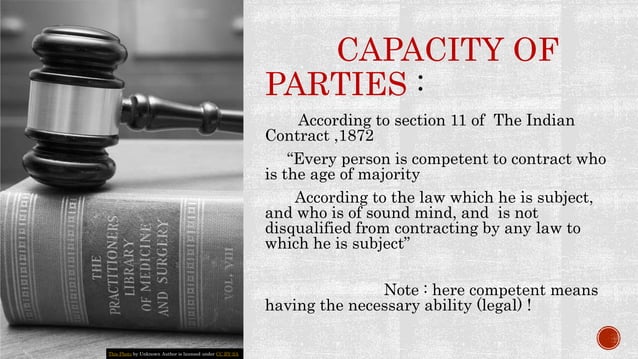 CAPACITY OF PARTIES (LAW) | PPTX | Law