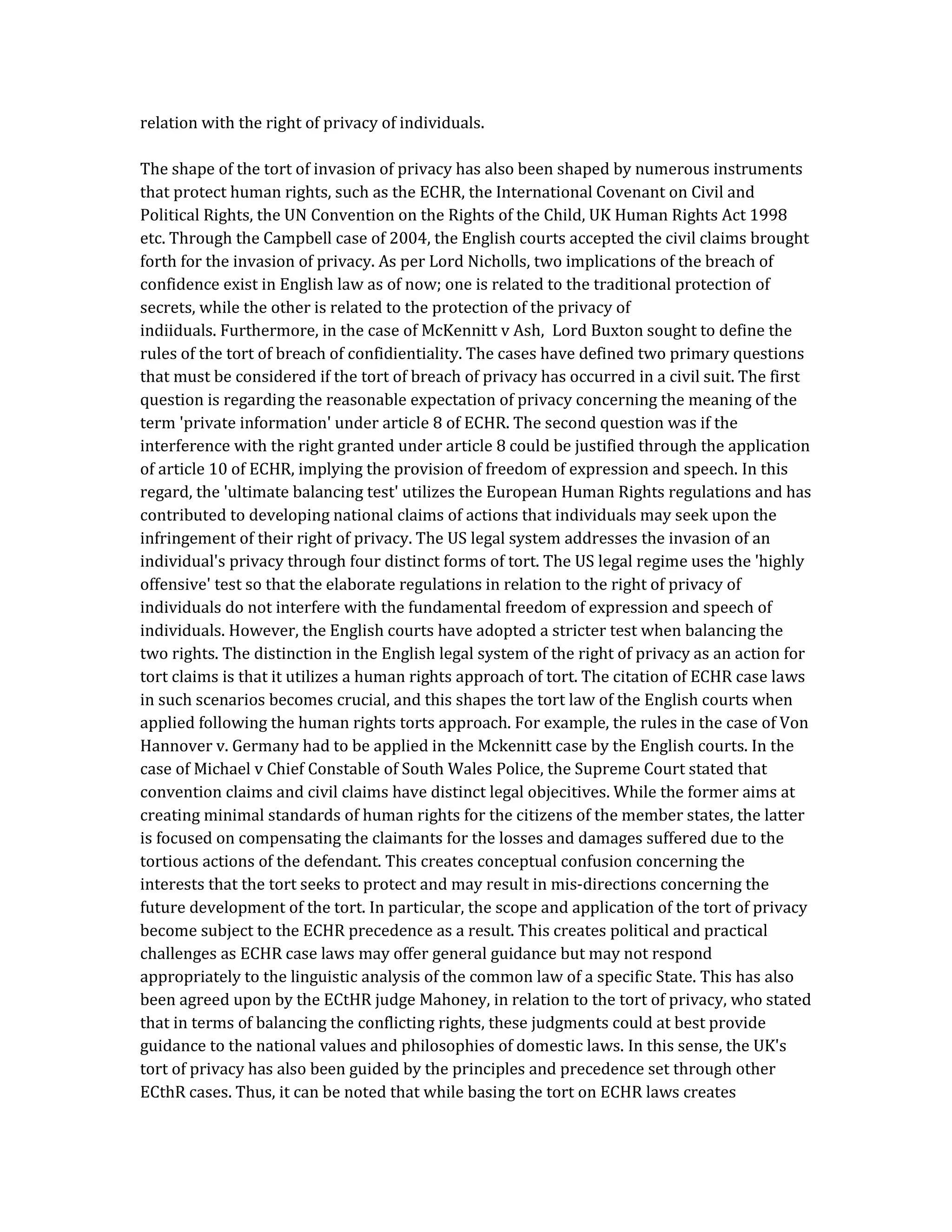 LAW2015B Law Of Torts.docx