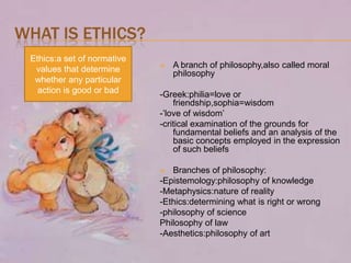 Law 483 chapter 1 moral n ethics | PPTX