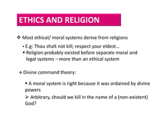 Law 483 moral n ethics | PPTX