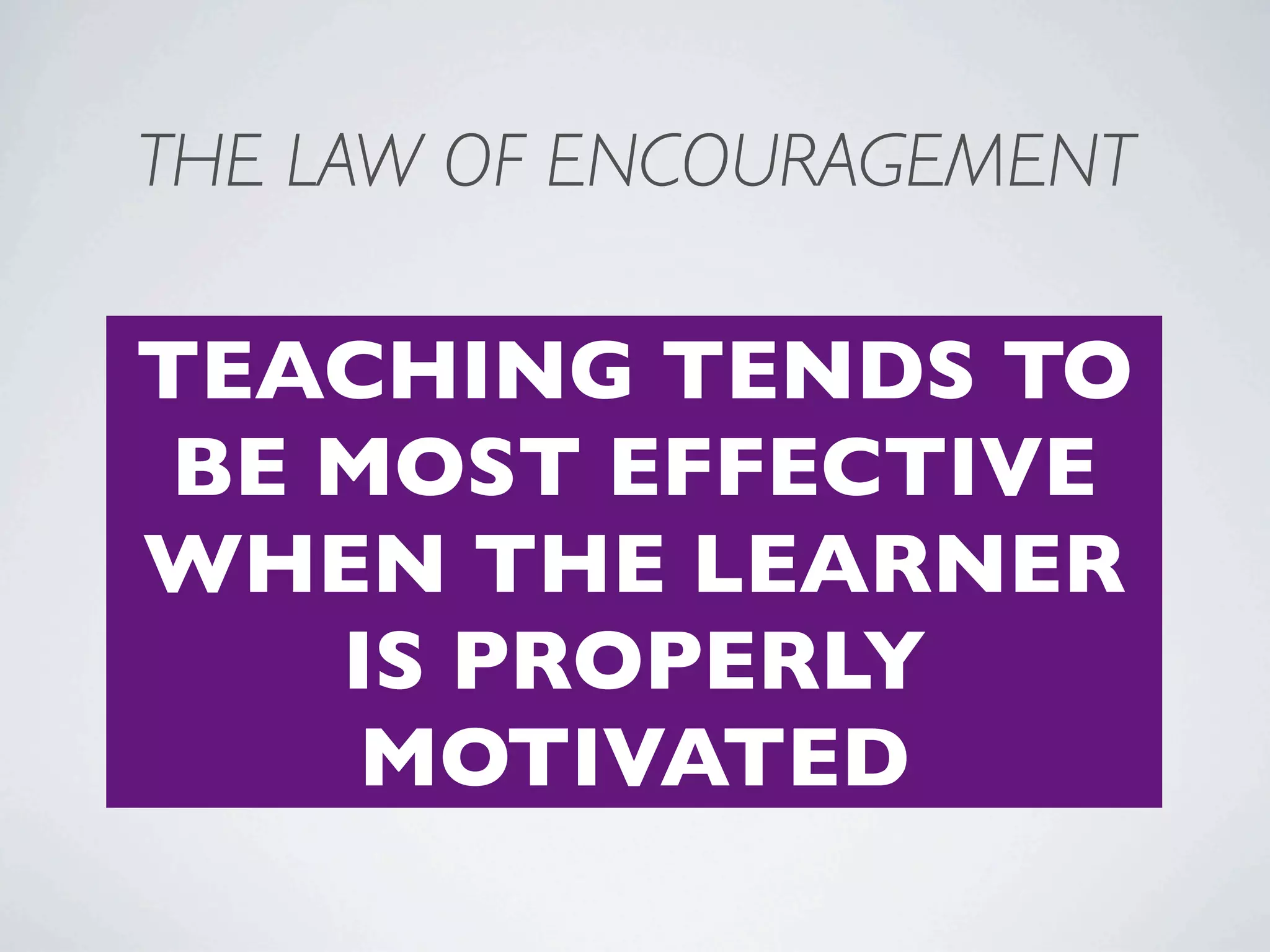Howard Hendricks: The Law of Encouragement | KEY