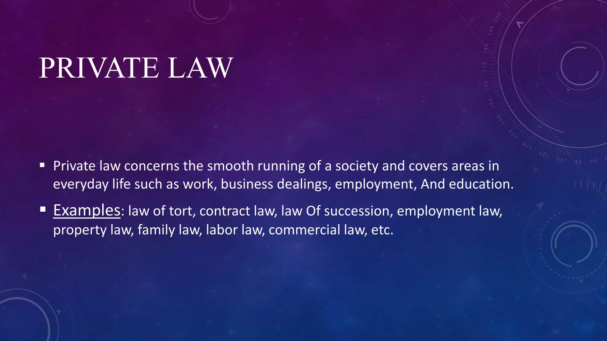 Law and classification of law | PPTX