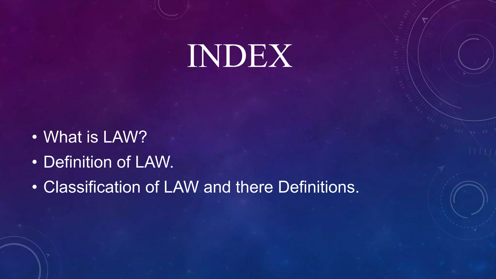 Law and classification of law | PPTX