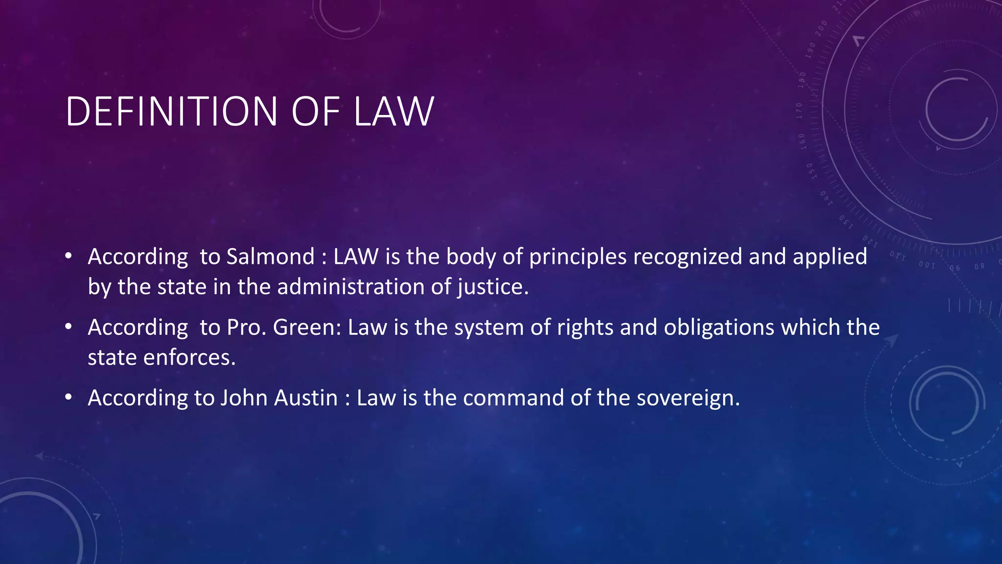 Law and classification of law | PPTX