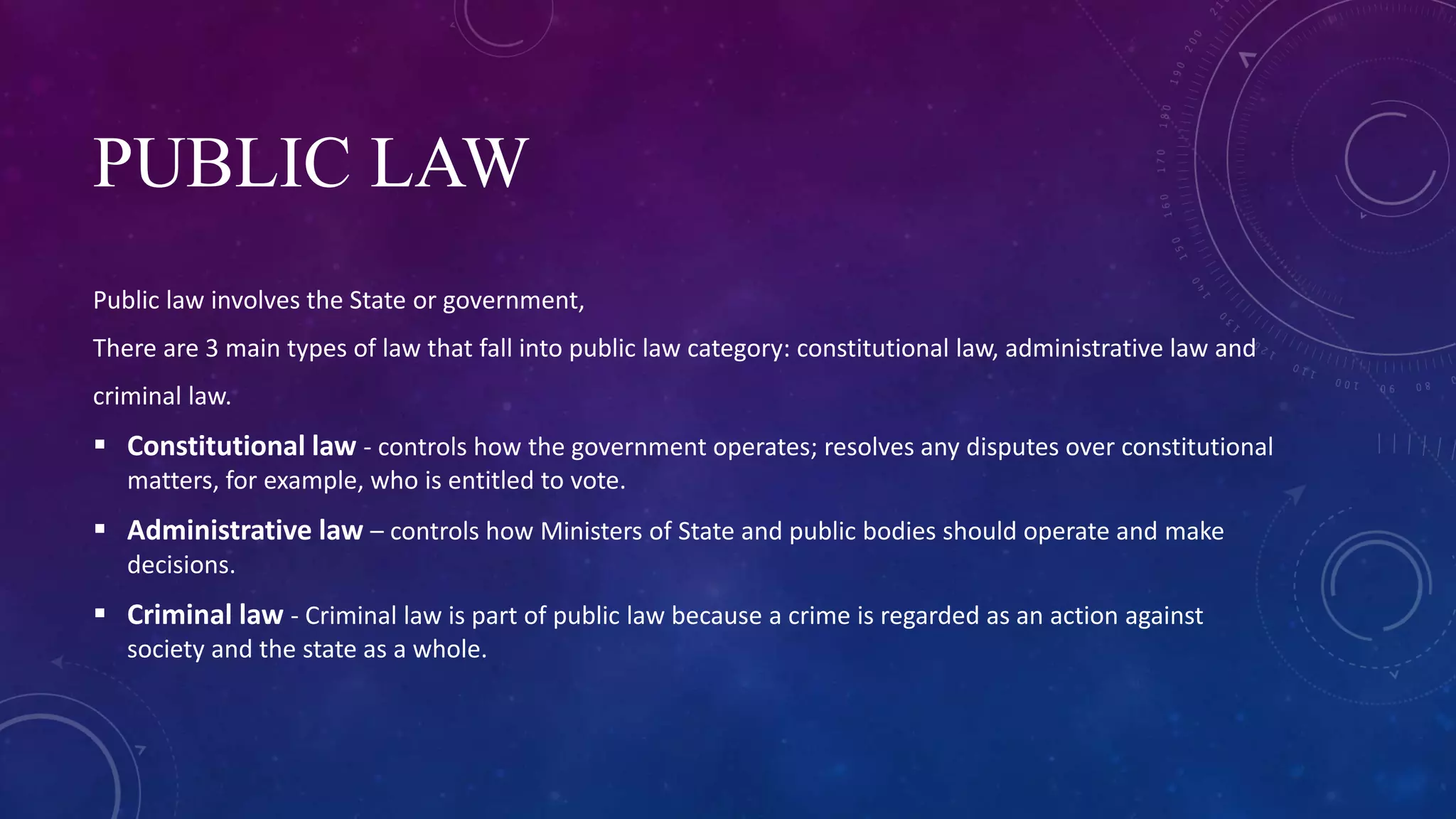 Law and classification of law | PPTX