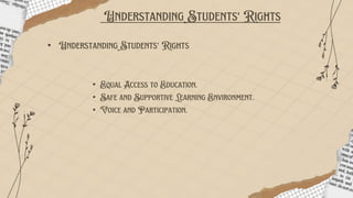 Students rights Law and education ppt.pptx | Politics