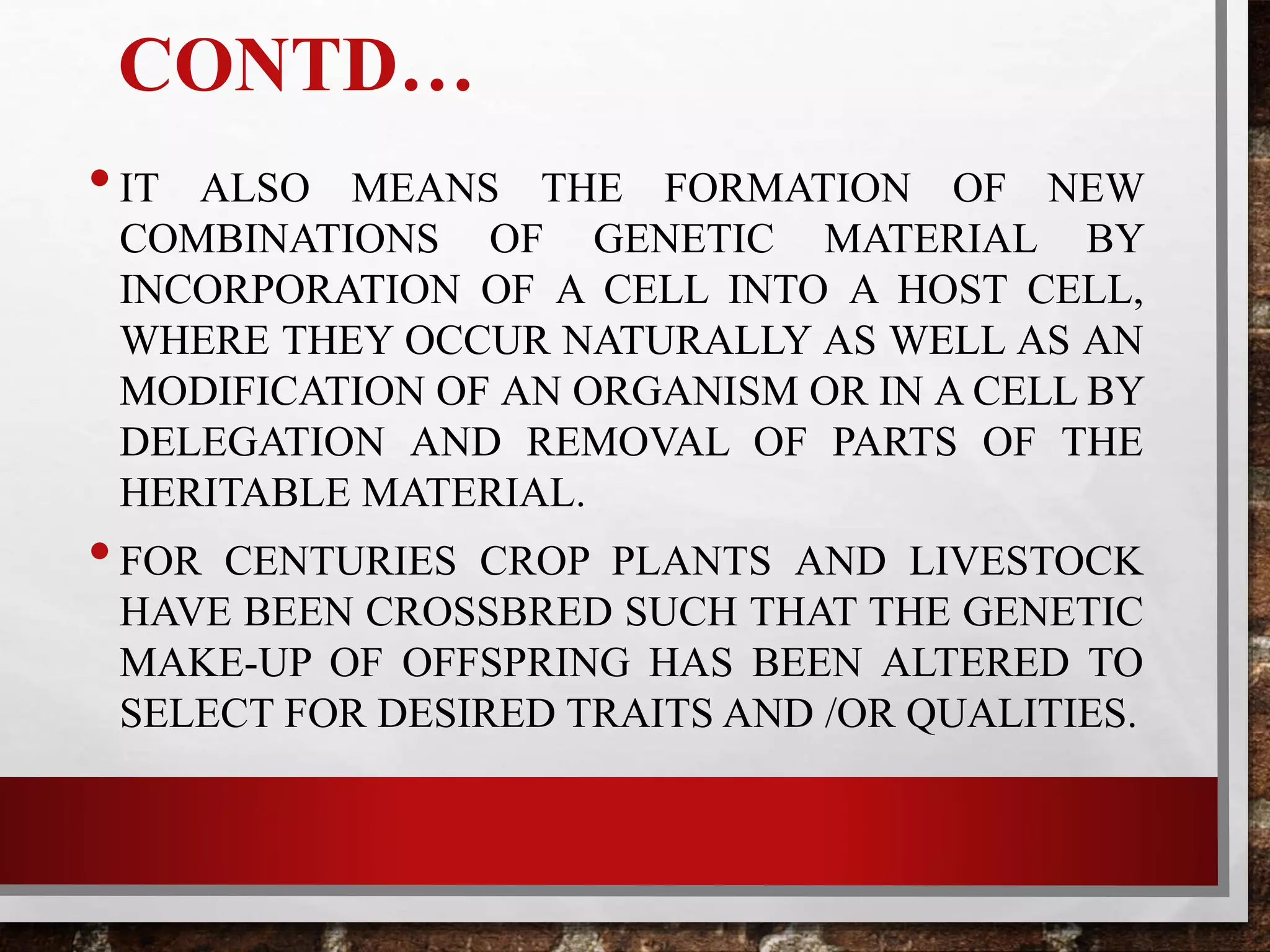 Genetic Technologies: Environment Protection Act (Law and Technology) | PPT