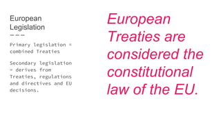 Law and ethics 2 b sources of law in ireland | PPT