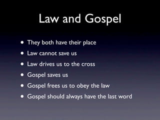 Law and Gospel: Rightly Dividing the Word of Truth | KEY