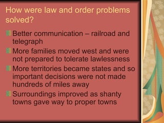 Law And Order | PPT | Western | Genres