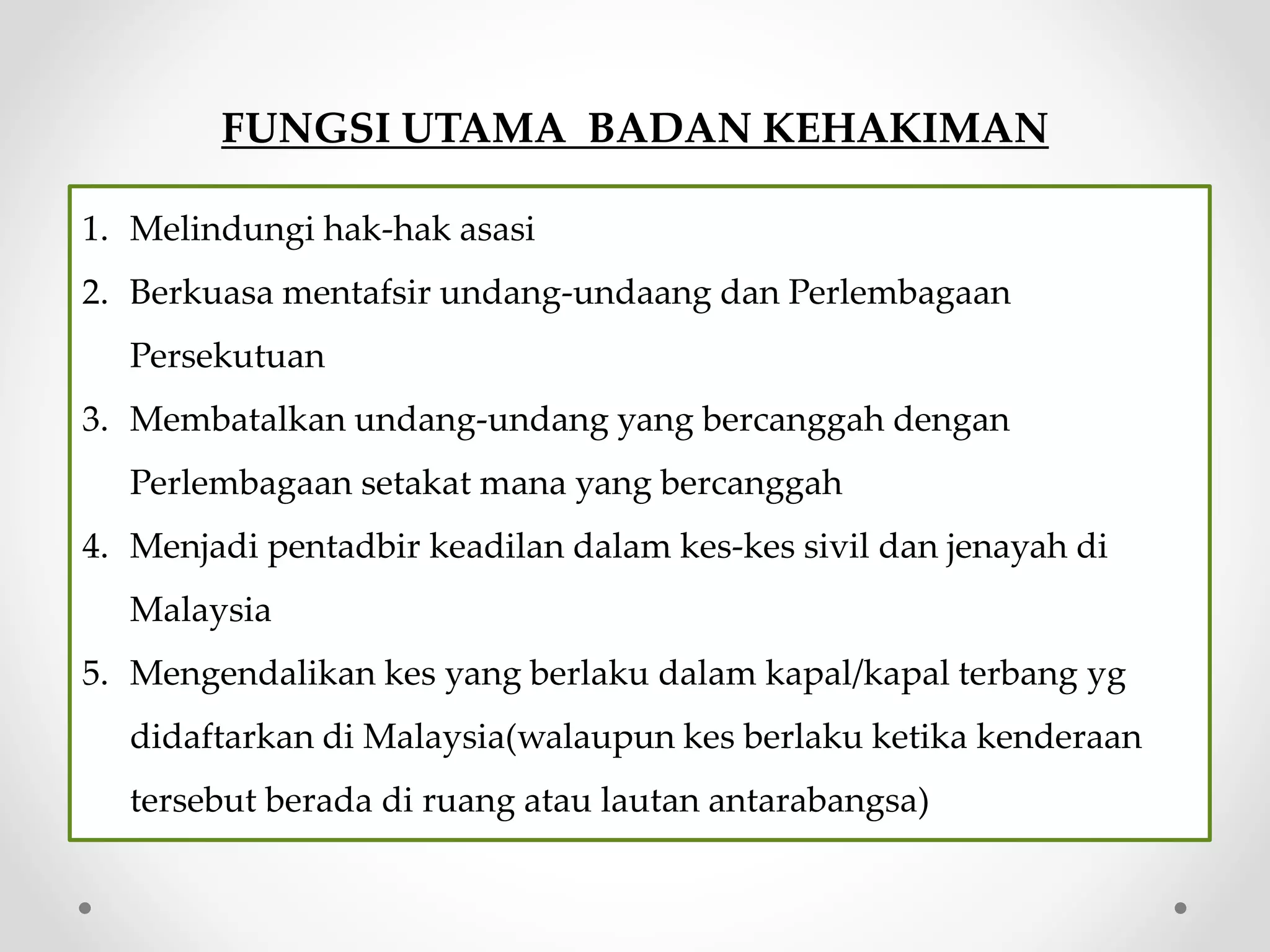 Sistem Kehakiman Malaysia #STPM | PPTX