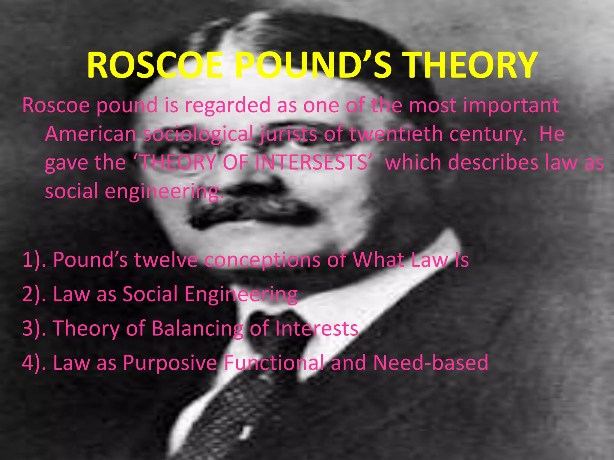 Law as an instrument of social engineering | PPTX