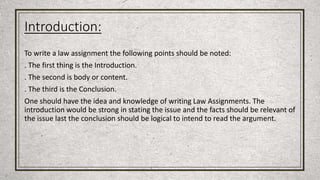 Contract Law Assignment Help | PPT