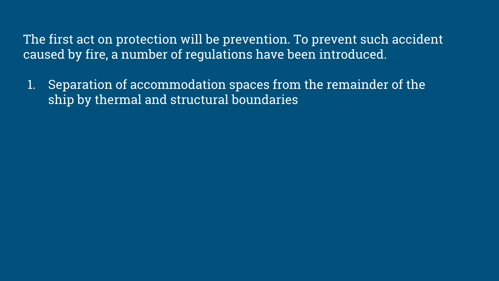 SOLAS - Chapter II-2 - Construction - Fire protection, fire detection ...