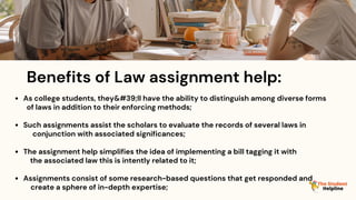 Law Assignment help | PPT