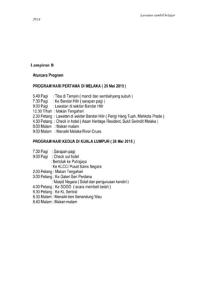 Lawatan 2015 | PDF