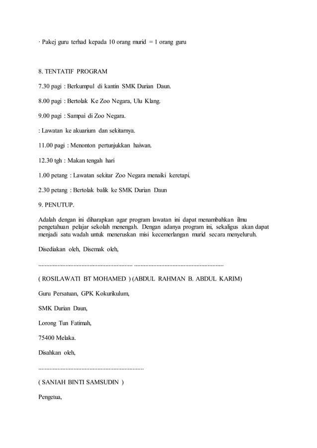 Lawatan Sambil Belajar Docx