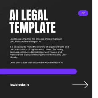 Law Blocks AI Features - AI for all your legal need | PDF