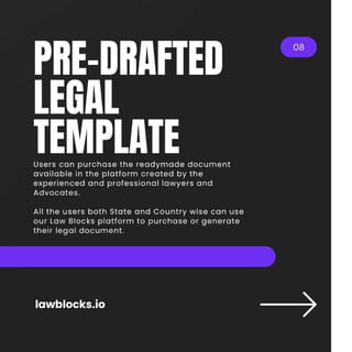Law Blocks AI Features - AI for all your legal need | PDF | Legal ...