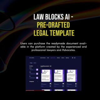 Law Blocks AI - Key Features and Functionalities | PDF