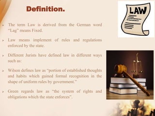 Law | PPT