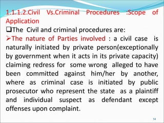 Law Civil Procedure I ppt -Lecture Note | PDF